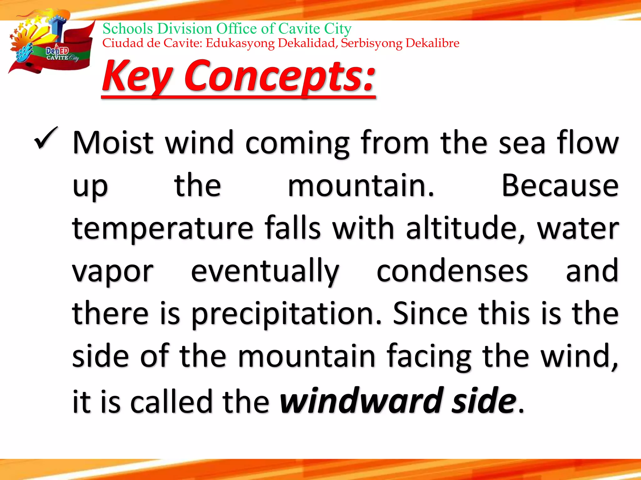 Factors Affecting the Climate (Bodies of Water, Topography, ocean ...