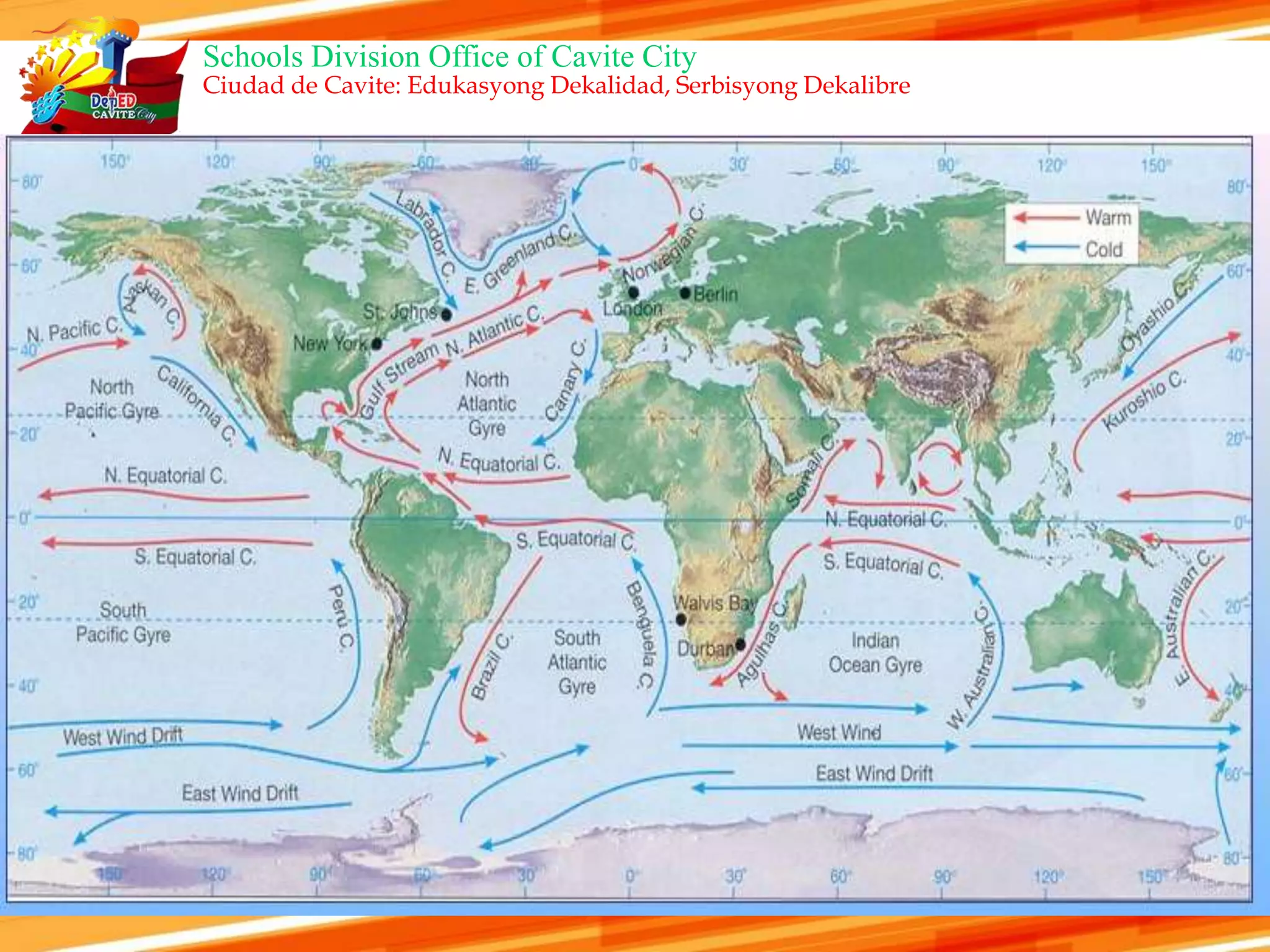 Factors Affecting the Climate (Bodies of Water, Topography, ocean ...