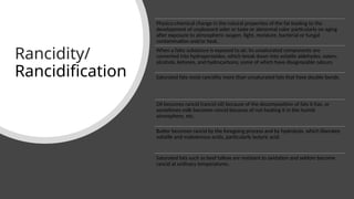 Factors causing spoilage - fats- rancidity ,oxidative.pptx