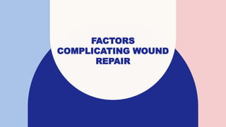 Factors complicating wound healing.pptx. | PPTX