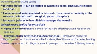 Factors complicating wound healing.pptx. | PPTX