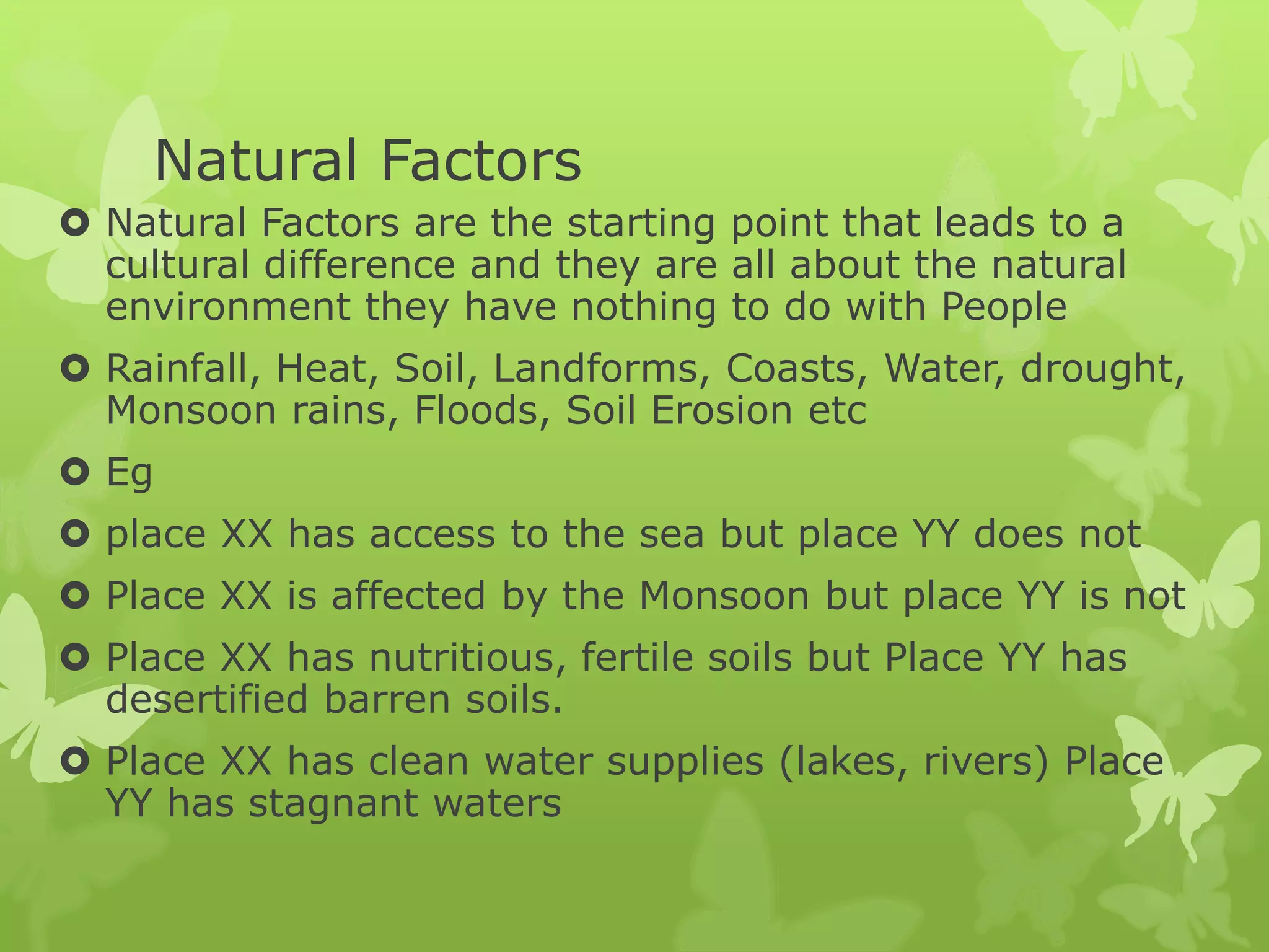 Factors contributing to differences in development | PPT