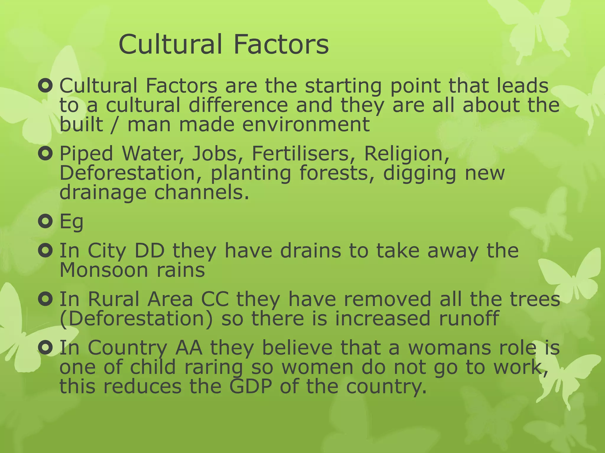 Factors contributing to differences in development | PPT