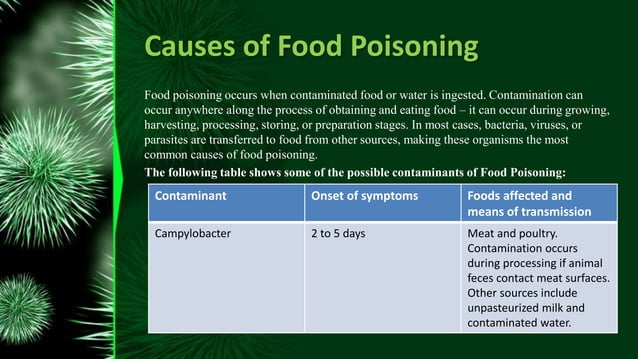 Factors contributing to outbreak of food poisoning.pptx | Infectious ...