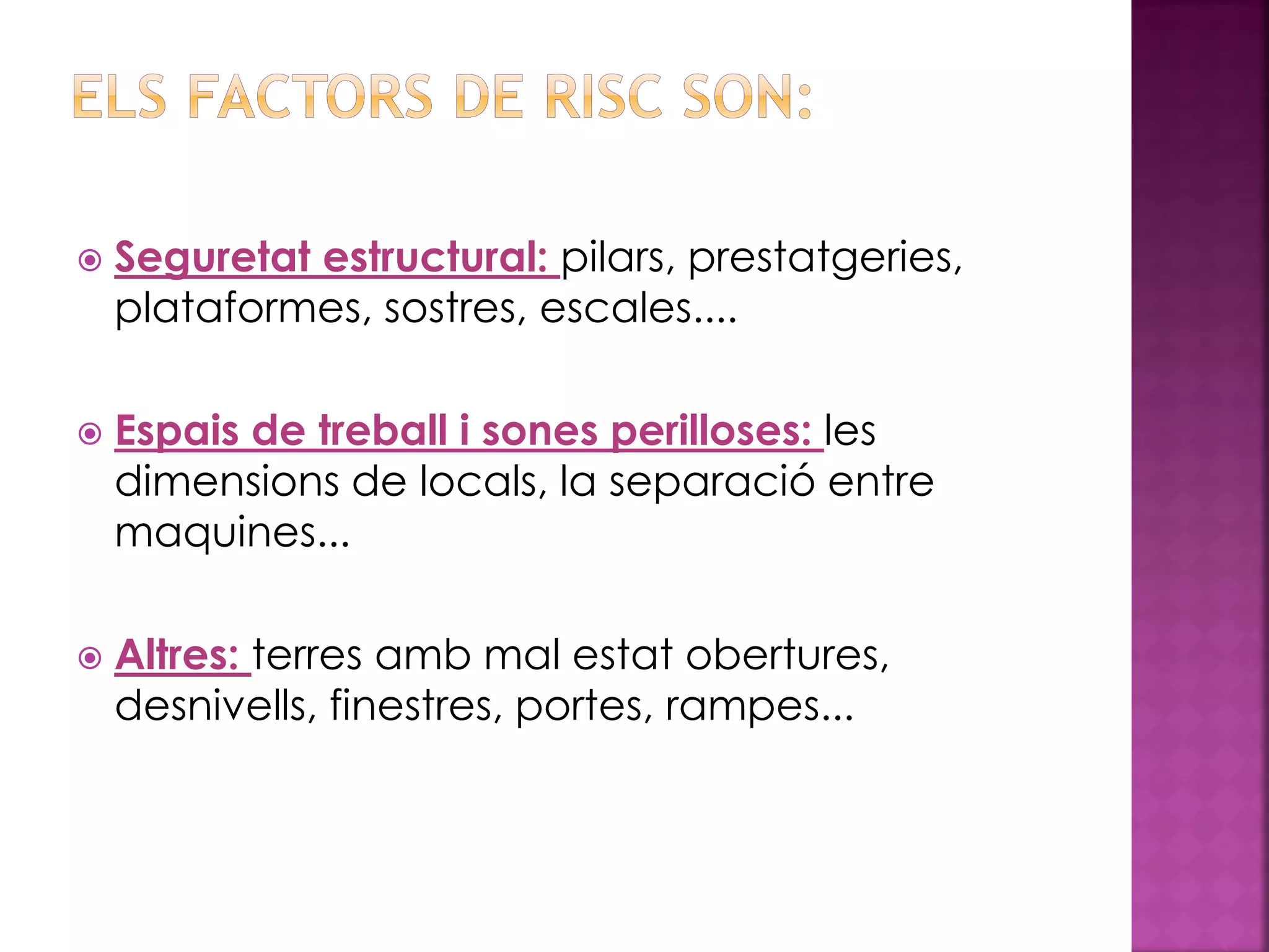 Factors de risc estructural | PDF