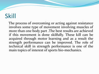 Factors determining strength | PPTX