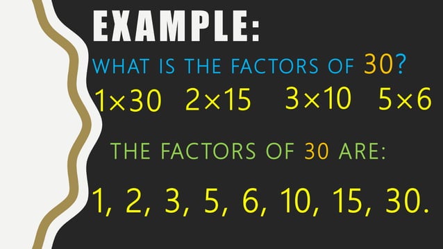 Factors & divisibility | PPT
