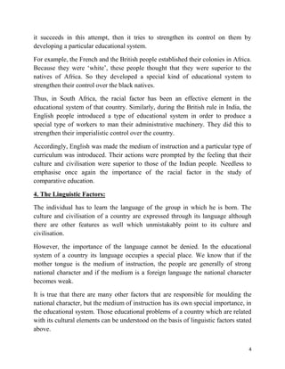 Factors effecting educational system of a country by Garima Tandon | PDF