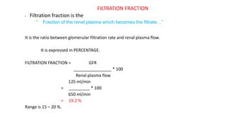 EVENTS OF URINE FORMATION (The Guyton and Hall physiology) | PPTX
