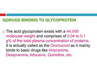 Factors effecting on protein binding | PPTX