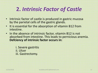 Factors for erythropoiesis | PPTX