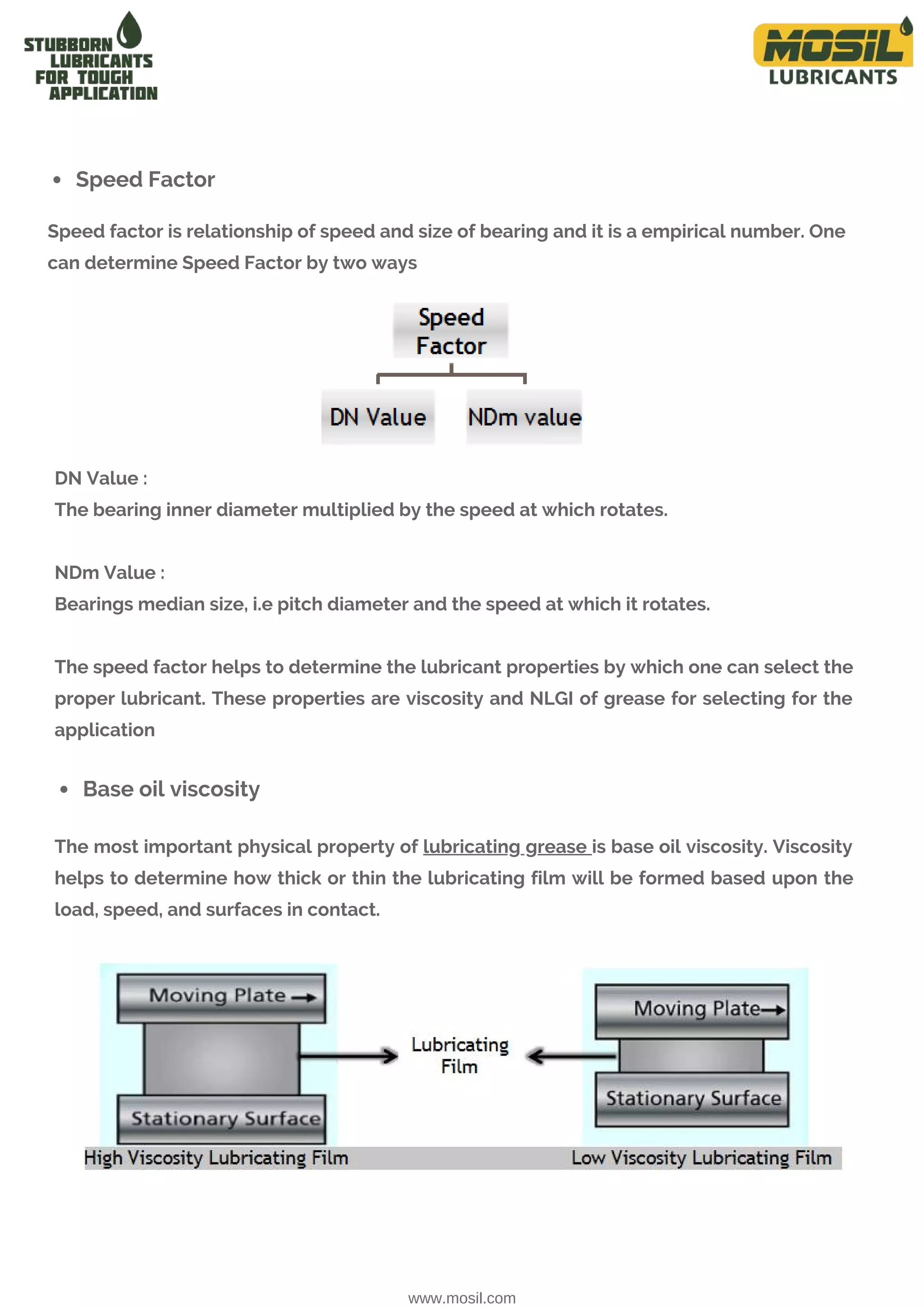 Factors for selection of high speed grease | PDF