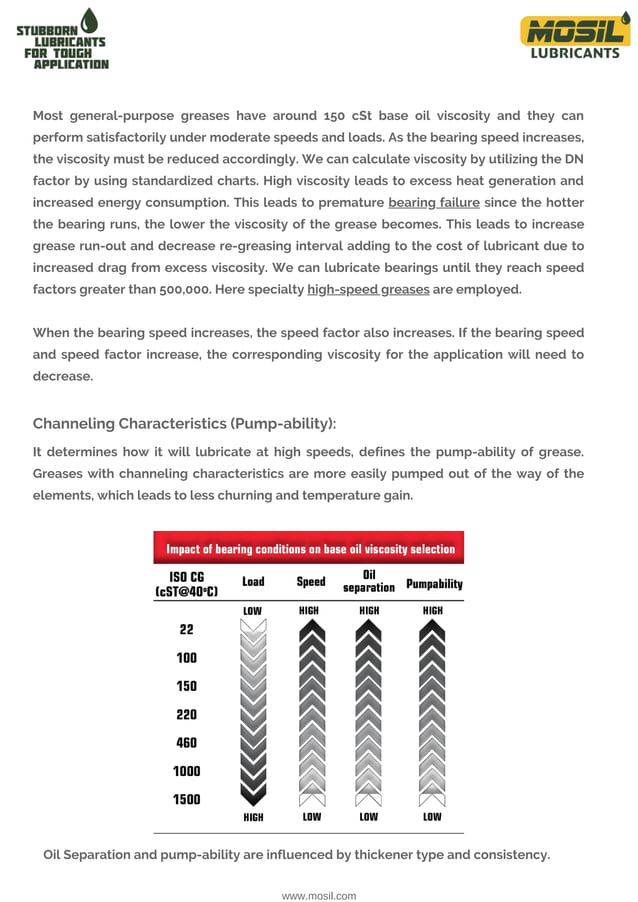 Factors for selection of high speed grease | PDF