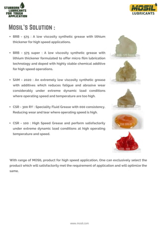 Factors for selection of high speed grease | PDF