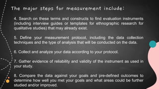 Factors in constructing evaluative instruments | PPTX