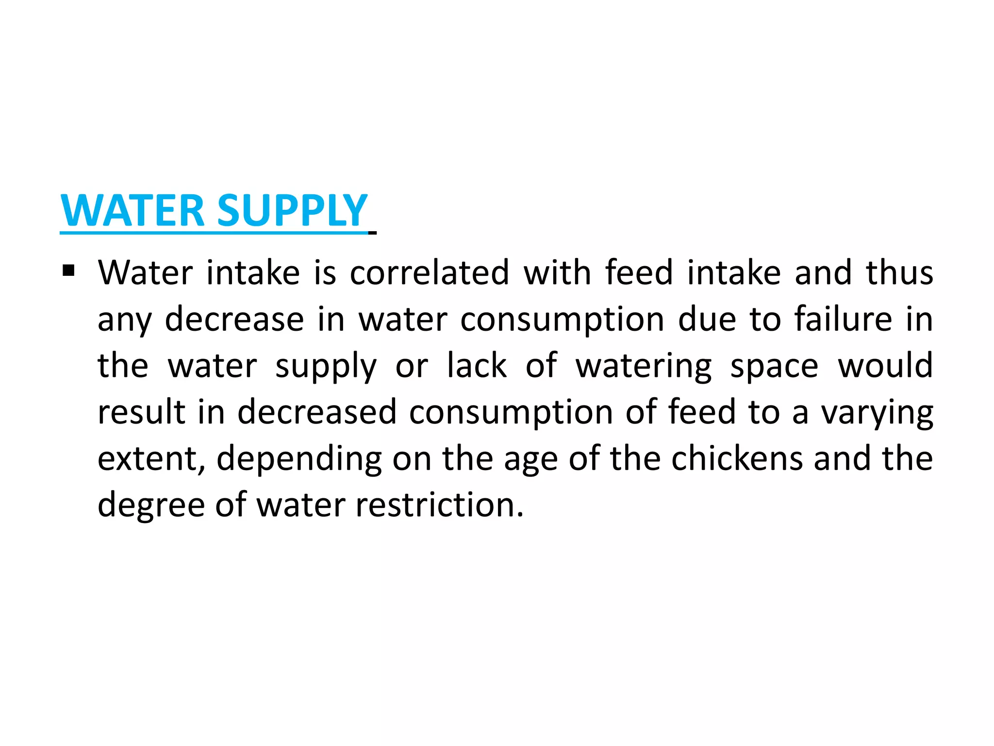 Factors influence feed intake in poultry | PPTX