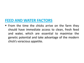 Factors influence feed intake in poultry | PPTX