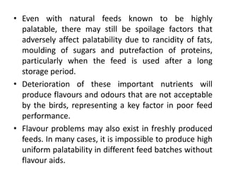 Factors influence feed intake in poultry | PPTX
