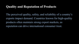 Factors influencing a country's Export.pptx