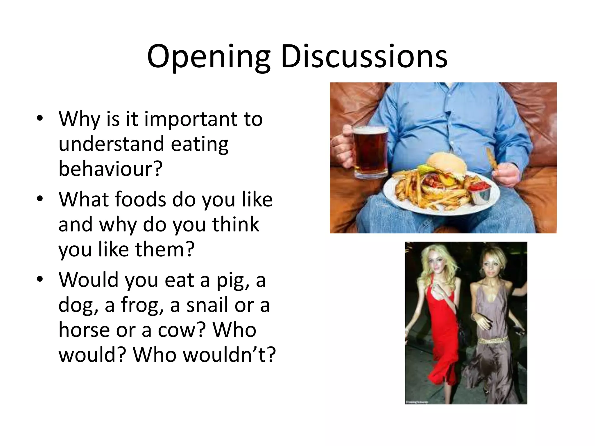 Factors influencing attitudes to foodss | PPSX