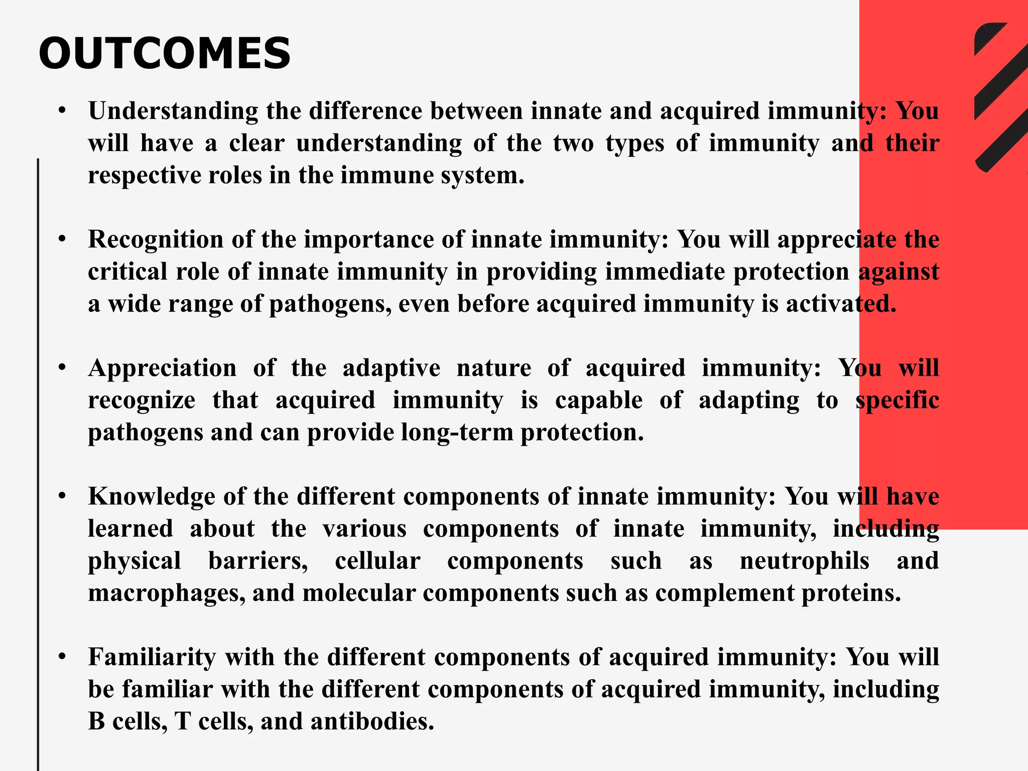 Immunology - Innate and Acquired Immunity | PPTX