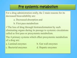FACTORS INFLUENCING DRUG ABSORPTION THOUGH GIT (1).pptx