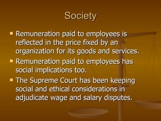 Factors Influencing Employee Remuneration | PPT
