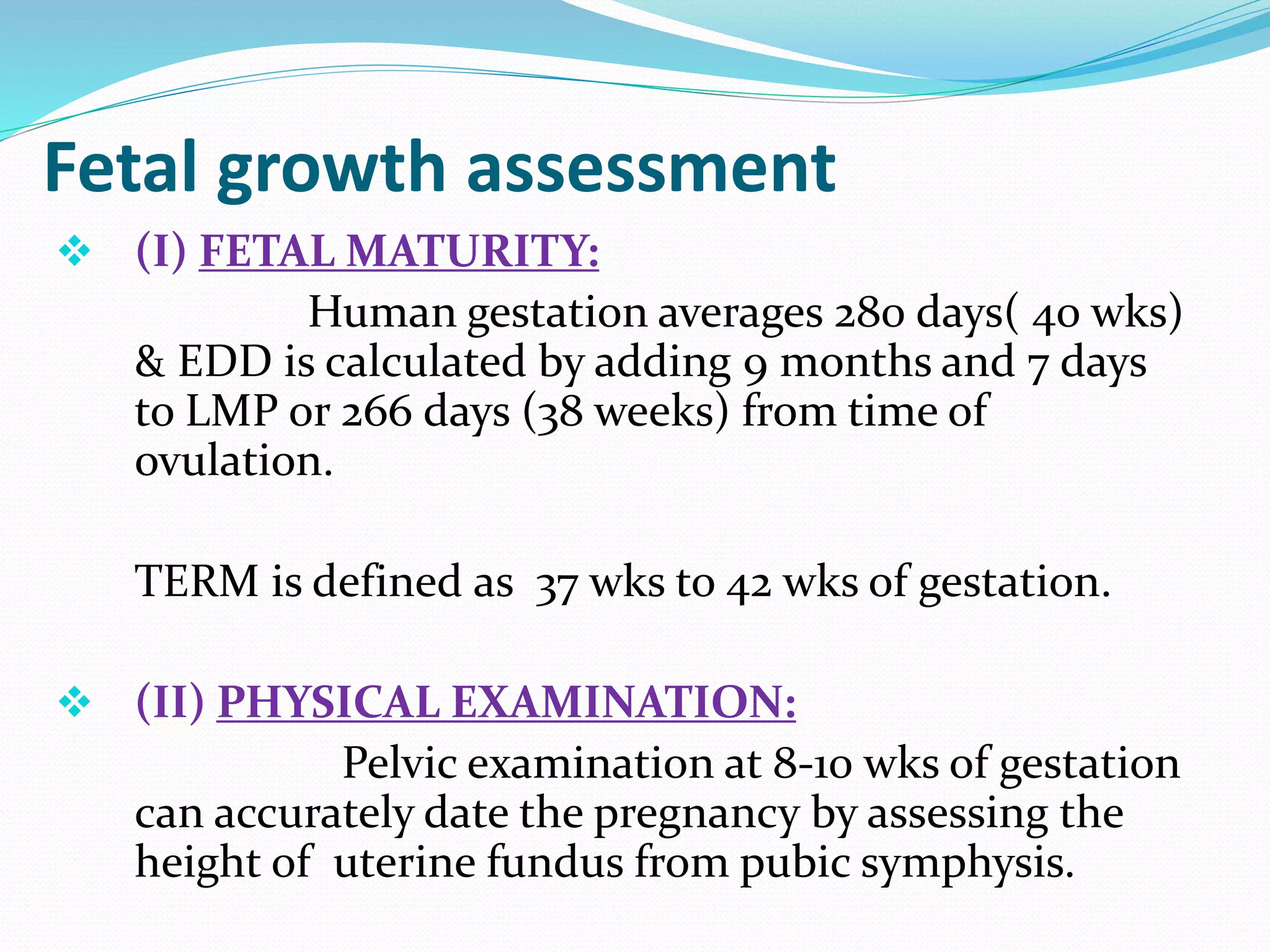 Factors influencing fetal growth and development | PPTX
