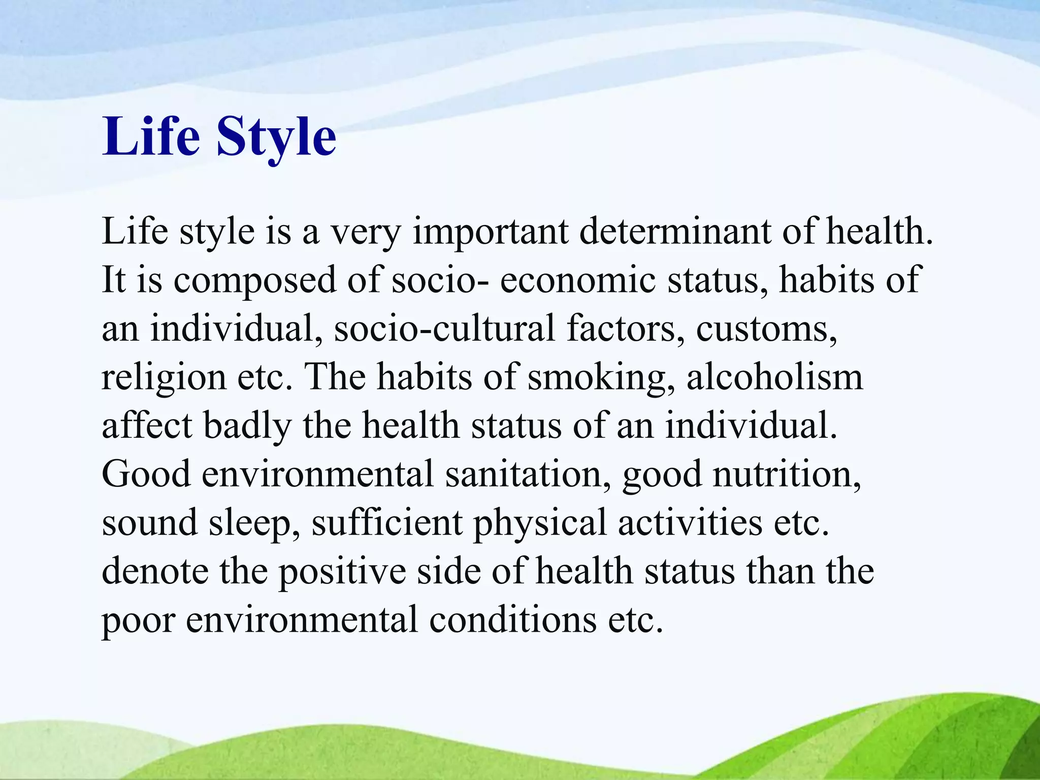 Factors Influencing Health .pptx