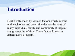 Factors Influencing Health .pptx