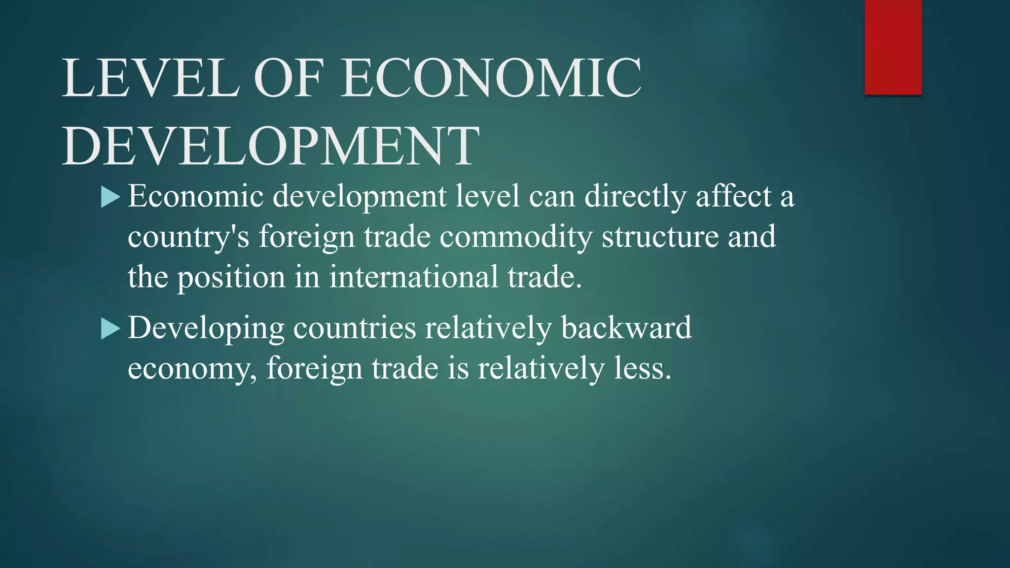 Factors Influencing International Trade | PPTX