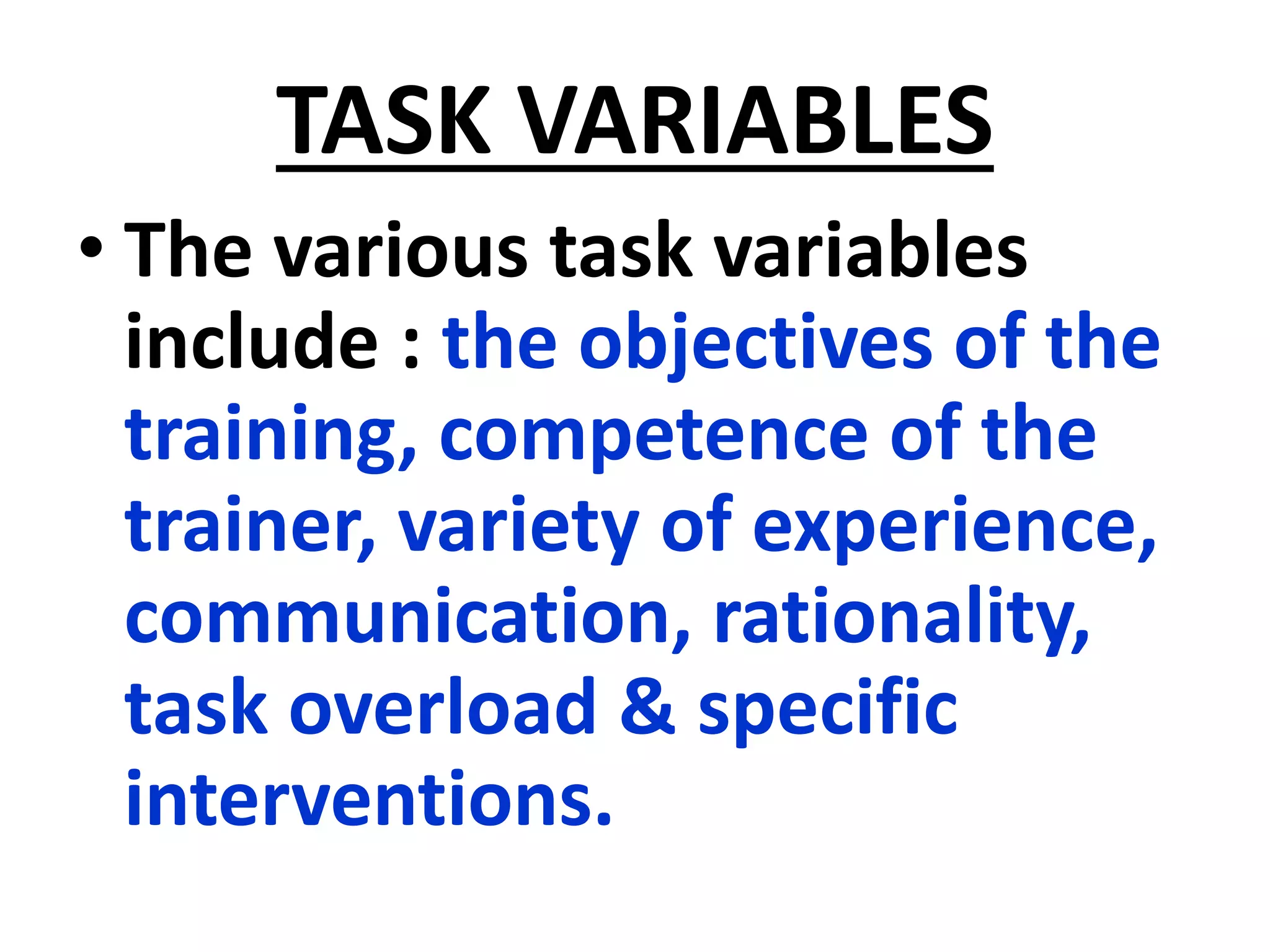 FACTORS INFLUENCING LEARNING | PPTX