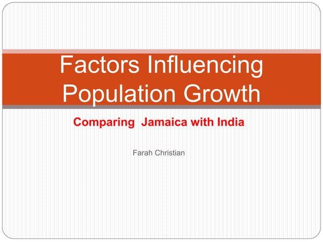 Factors influencing population growth | PPTX | Medical Health