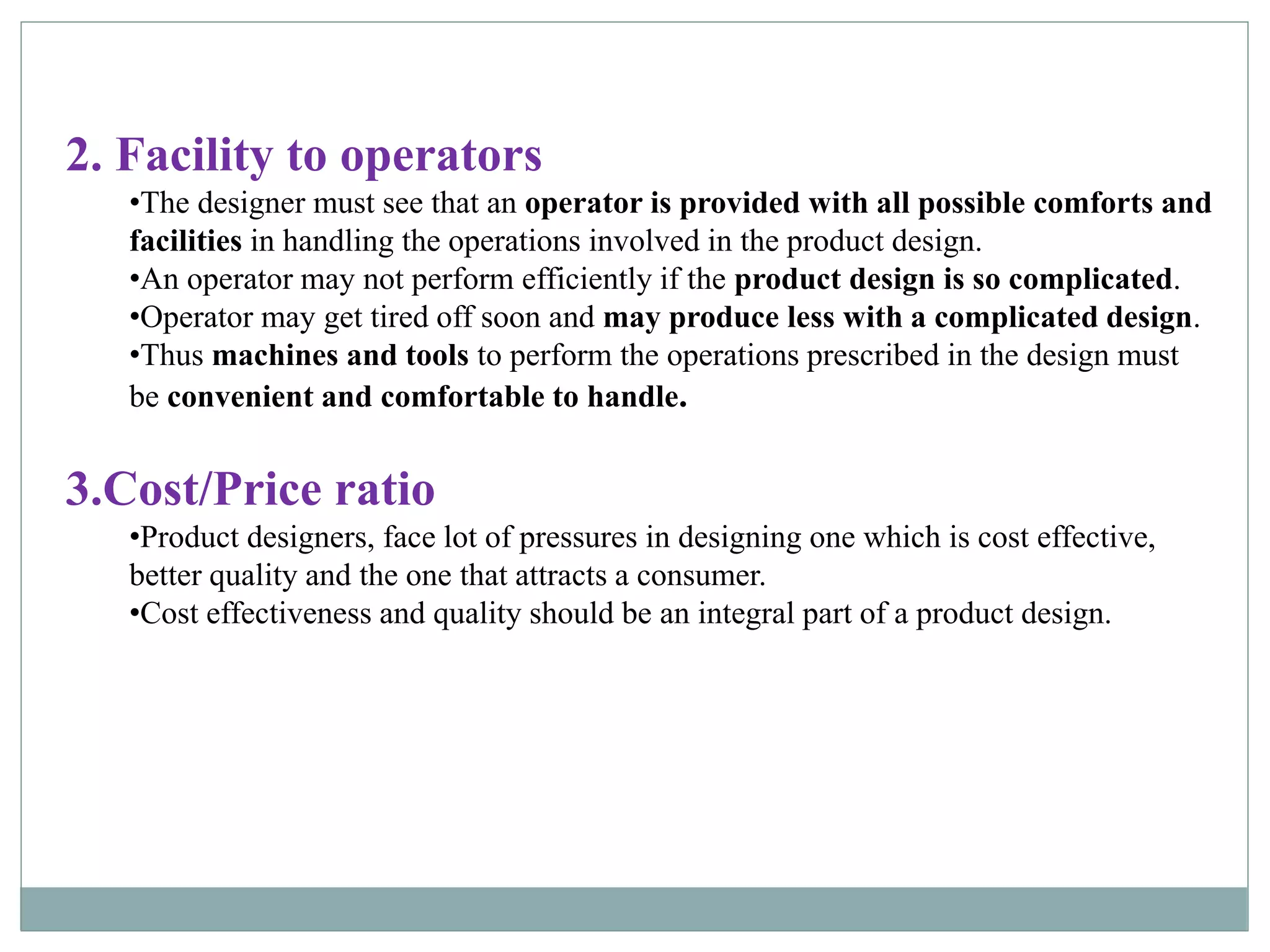 Factors influencing product design | PPTX