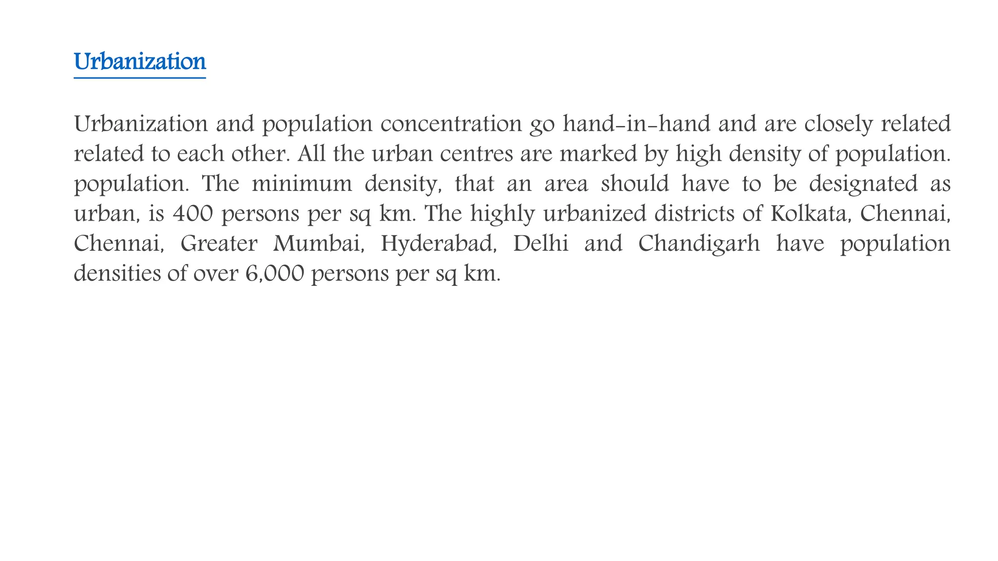 Factors influencing spatial distribution and density of population | PPTX