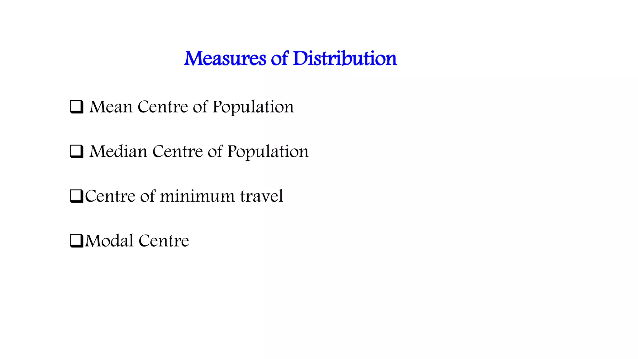 Factors influencing spatial distribution and density of population | PPTX