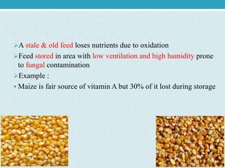 Factors influencing the nutrient requirements in poultry | PPTX
