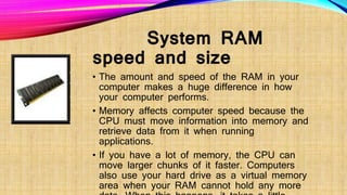 Factors influencing the success of computer architecture | PPTX