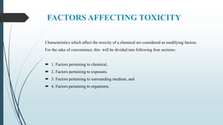 Factors influencing toxicity-new Environmental, Genetic, Nutritional.pptx