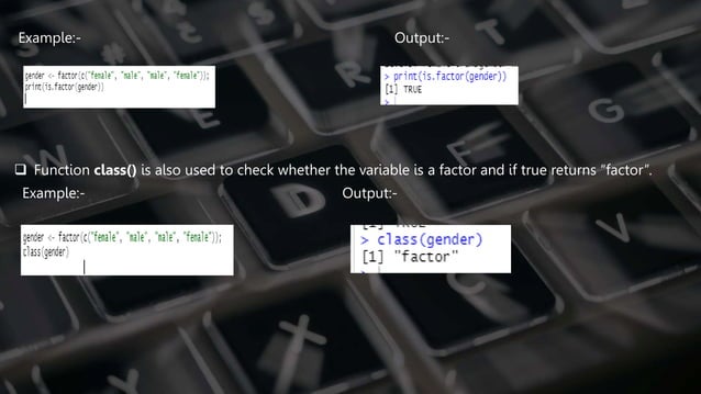 Factors in R (1).pptx | Programming Languages | Computing