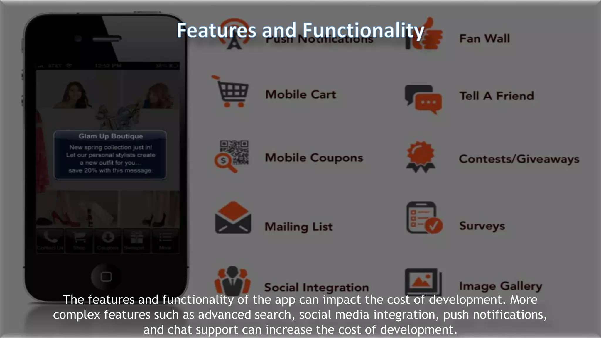 Factors Involved in E-commerce Mobile App Development Cost | PPT