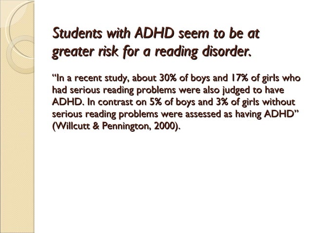 Factors Involved in Reading and Writing Difficulties Ch. 2 | PPT