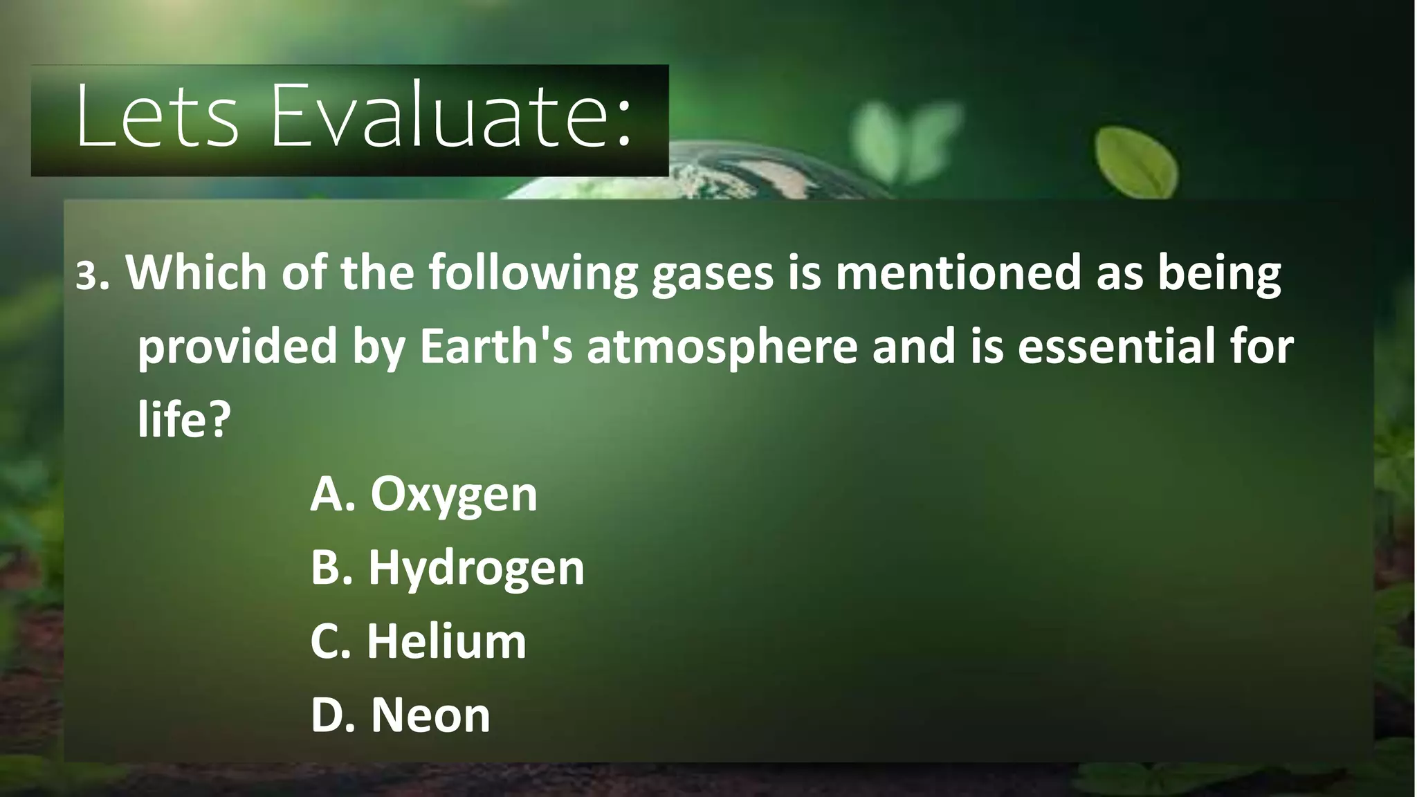 FACTORS MAKE PLANET EARTH HABITABLE.pptx