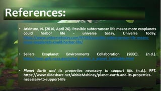 FACTORS MAKE PLANET EARTH HABITABLE.pptx