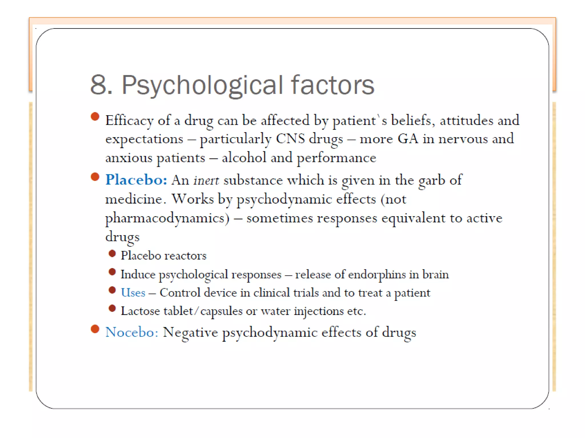 Factors modifyig drug action | PPT