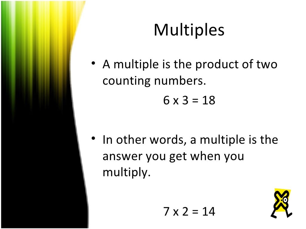 Factors and Multiples