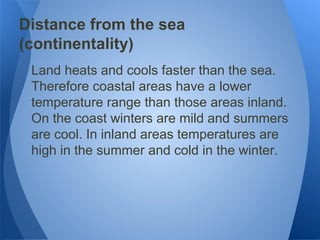 Factors of Climate | PPT
