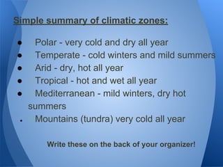 Factors of Climate | PPT