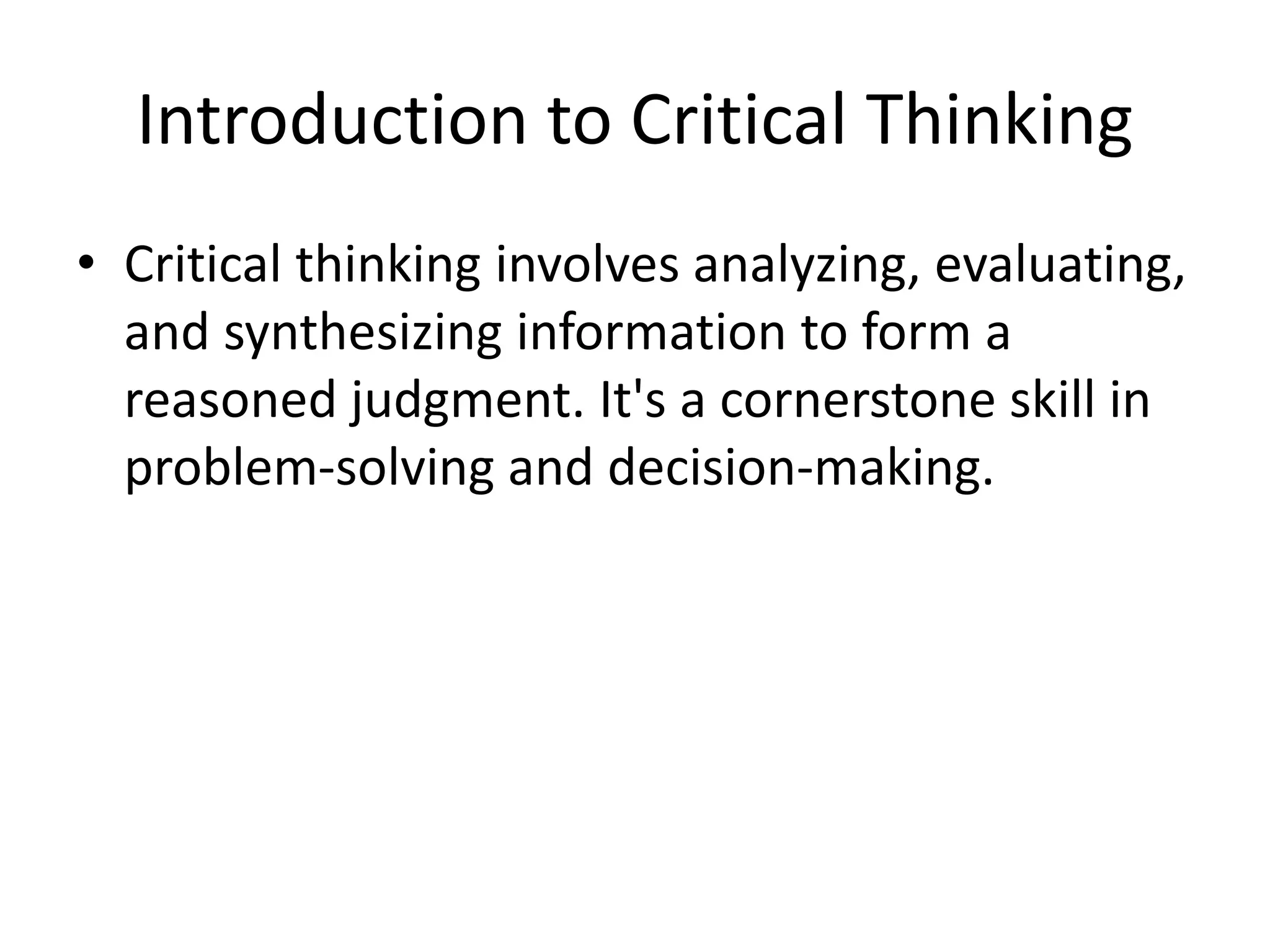Factors_of_Critical_Thinking_Presentation.pptx | Education