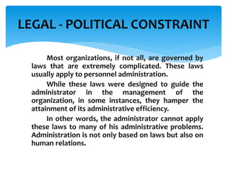 Factors of environmental constraints | PPTX